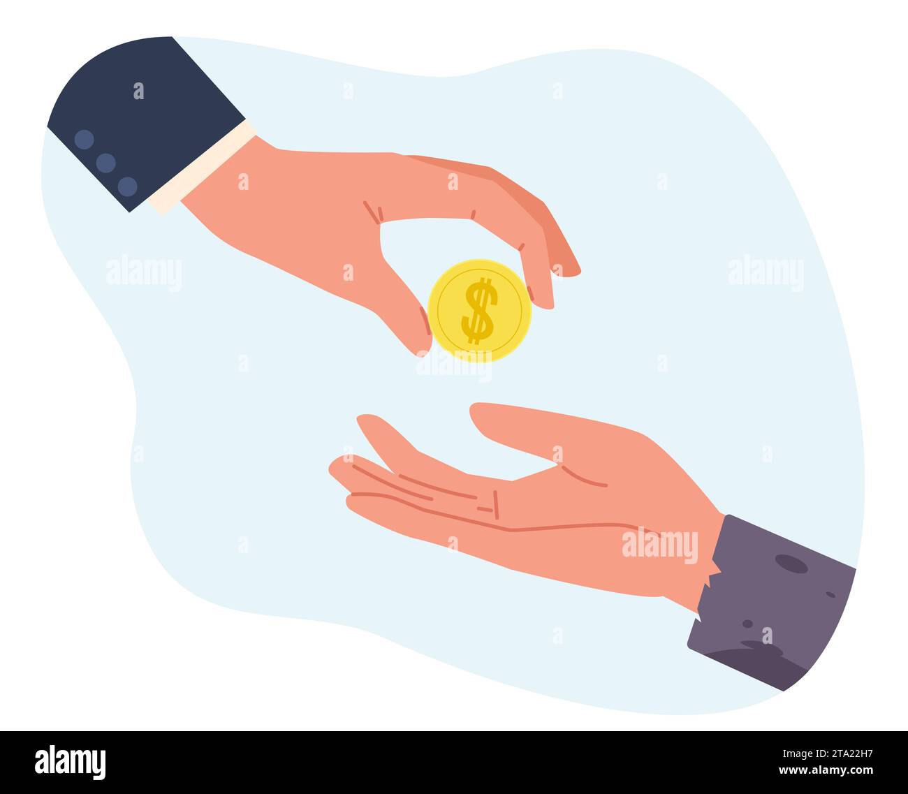 Beggar begging for money Stock Vector Images - Alamy
