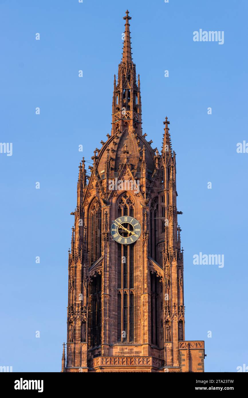 The Imperial Cathedral of St Bartholomew in Frankfurt am Main, the ...