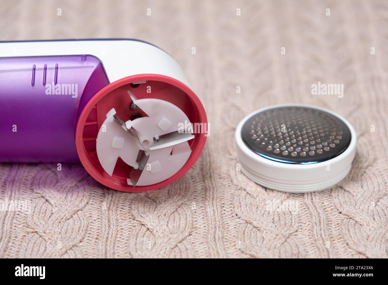 Modern fabric shaver clothes hi-res stock photography and images - Alamy