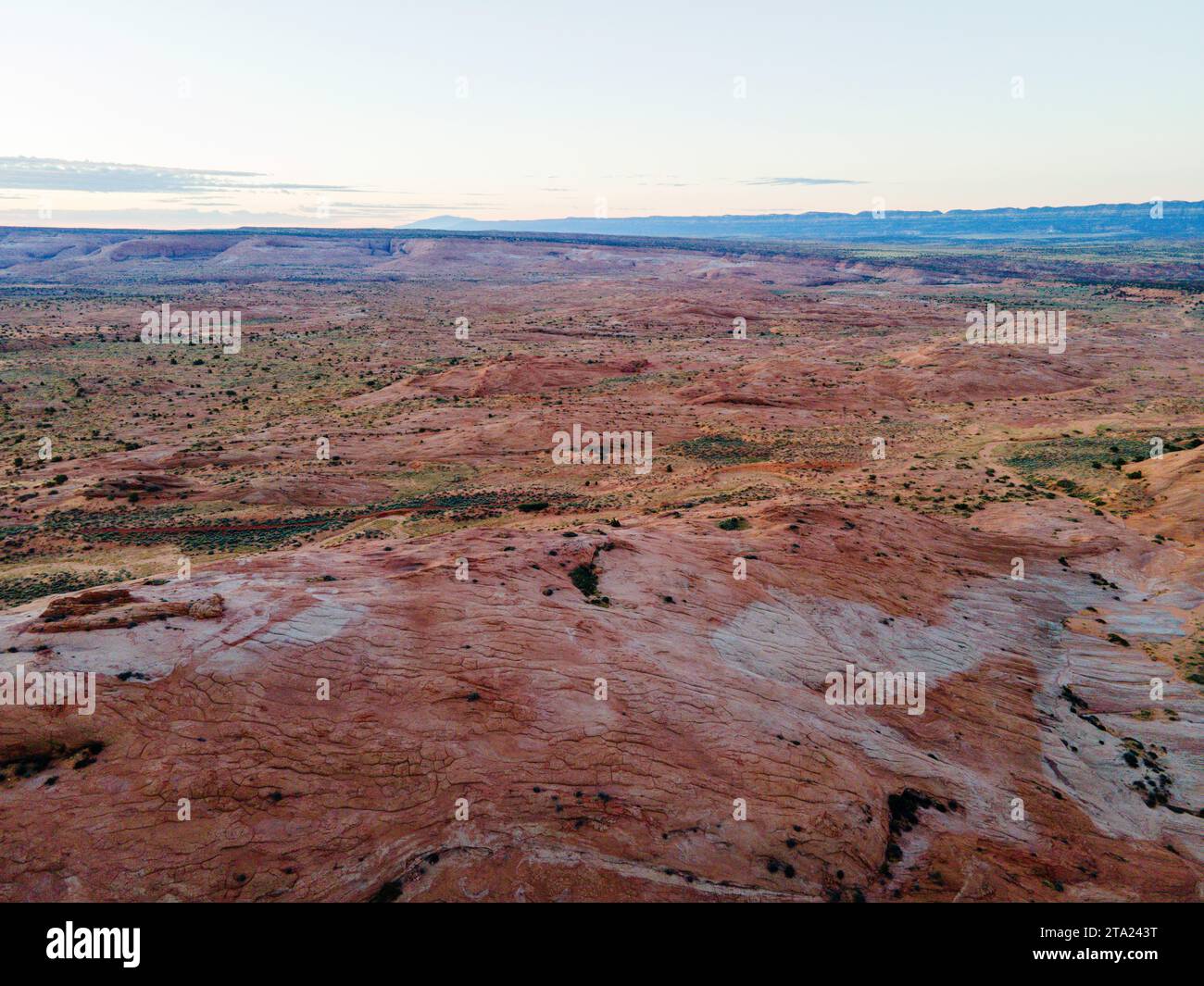 Aerial photograph of the Grand Staircase-Escalante National Monument ...