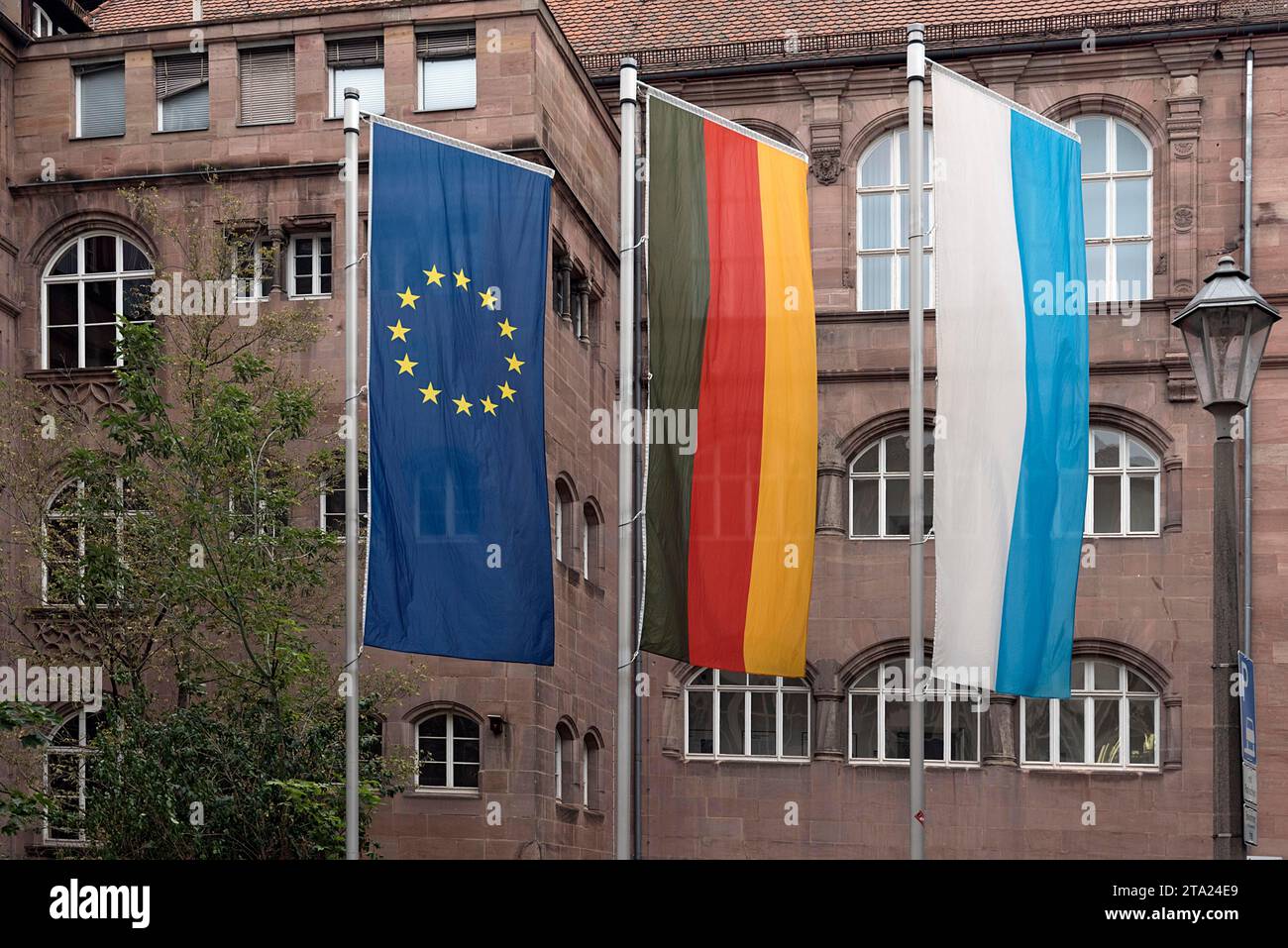 University building flag hi-res stock photography and images - Alamy