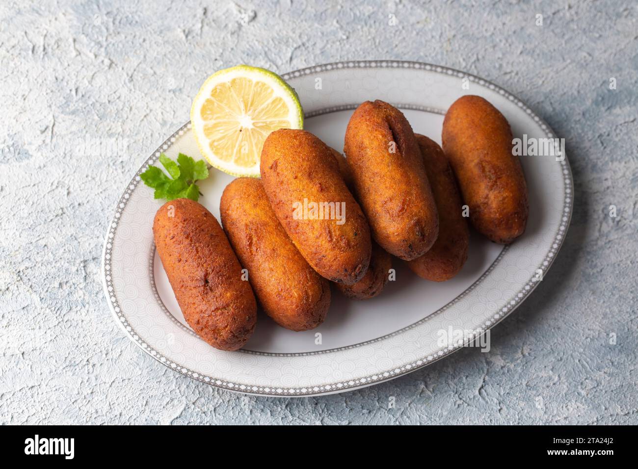 Kibbeh is a popular dish in Middle Eastern cuisine (Turkish name; icli ...