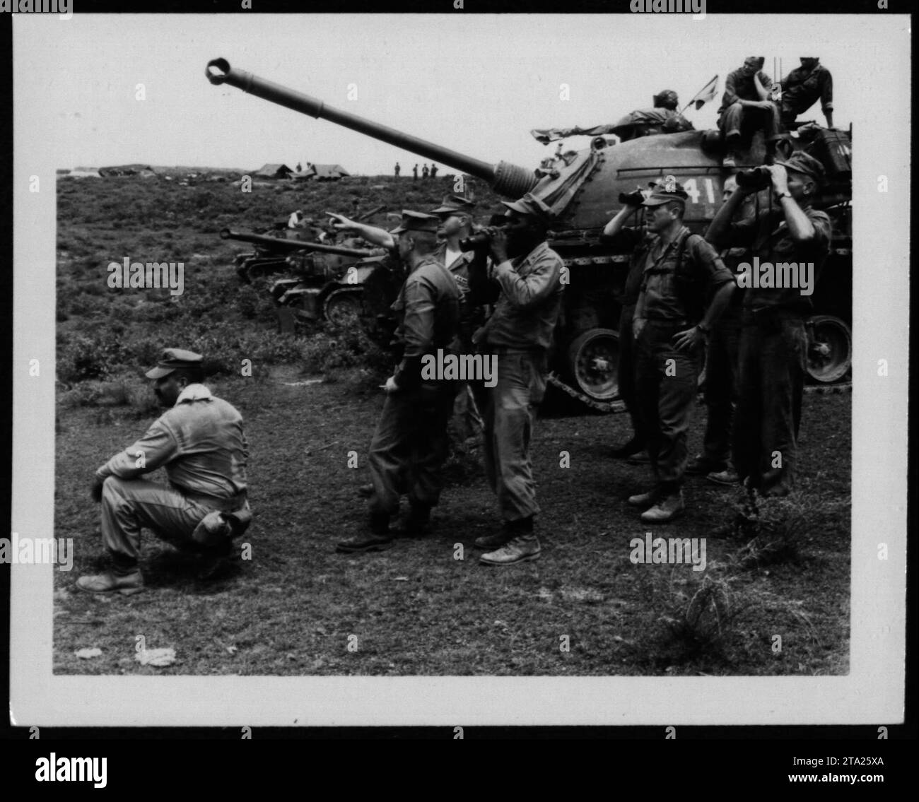 On May 1, 1965, American tanks advanced in Vietnam during military ...