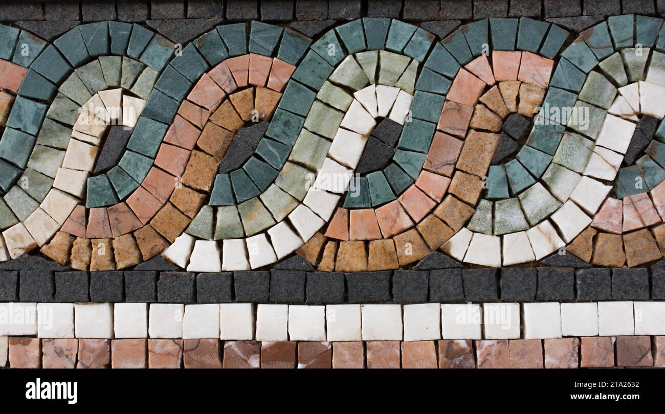 Different mosaic textures made with colorful mosaic Stock Photo - Alamy