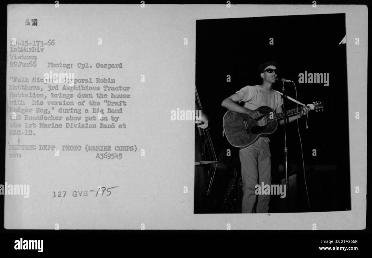 Corporal Robin Matthews of the 3rd Amphibious Tractor Battalion ...