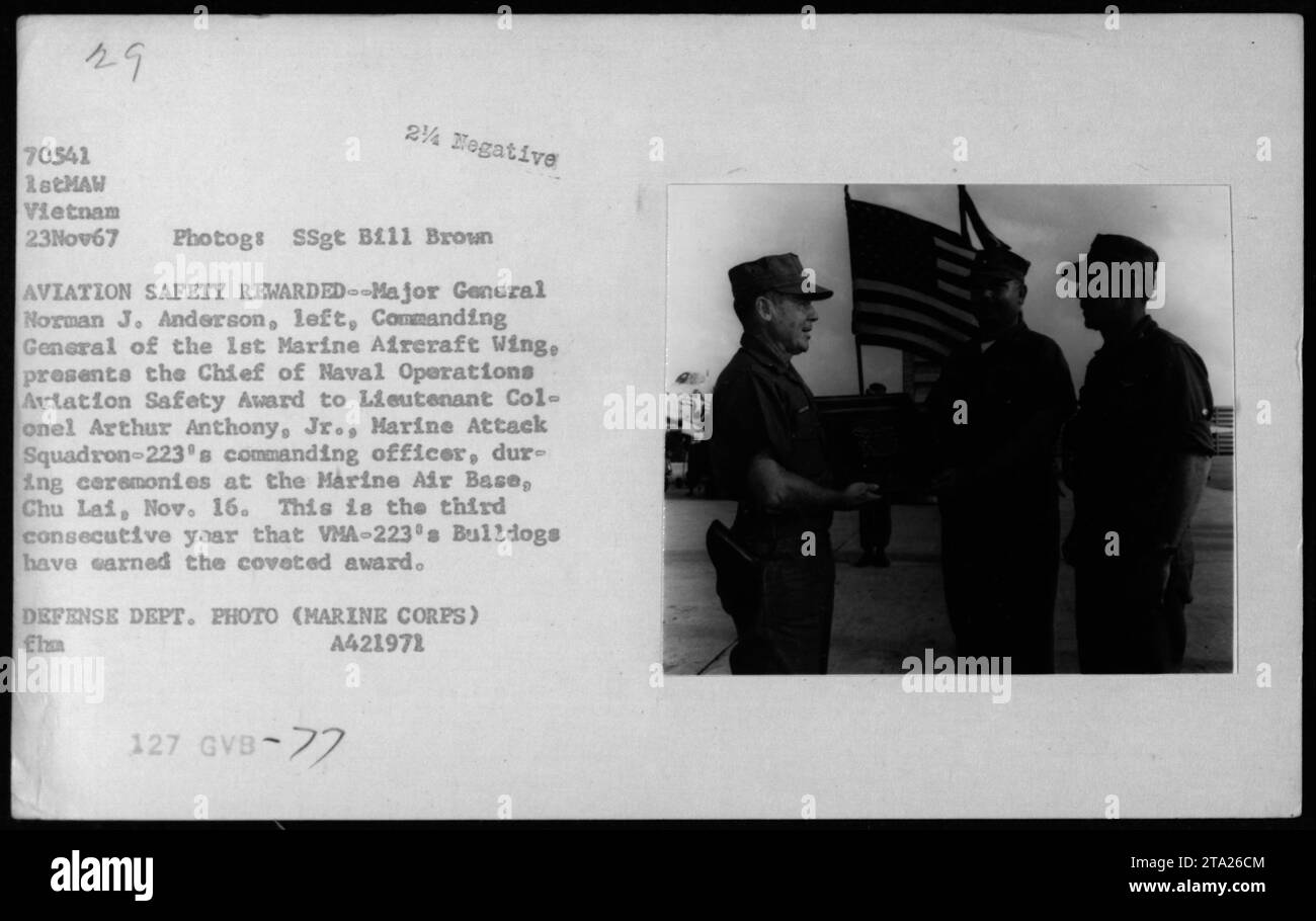 Lieutenant Colonel Arthur Anthony Jr., commanding officer of Marine ...