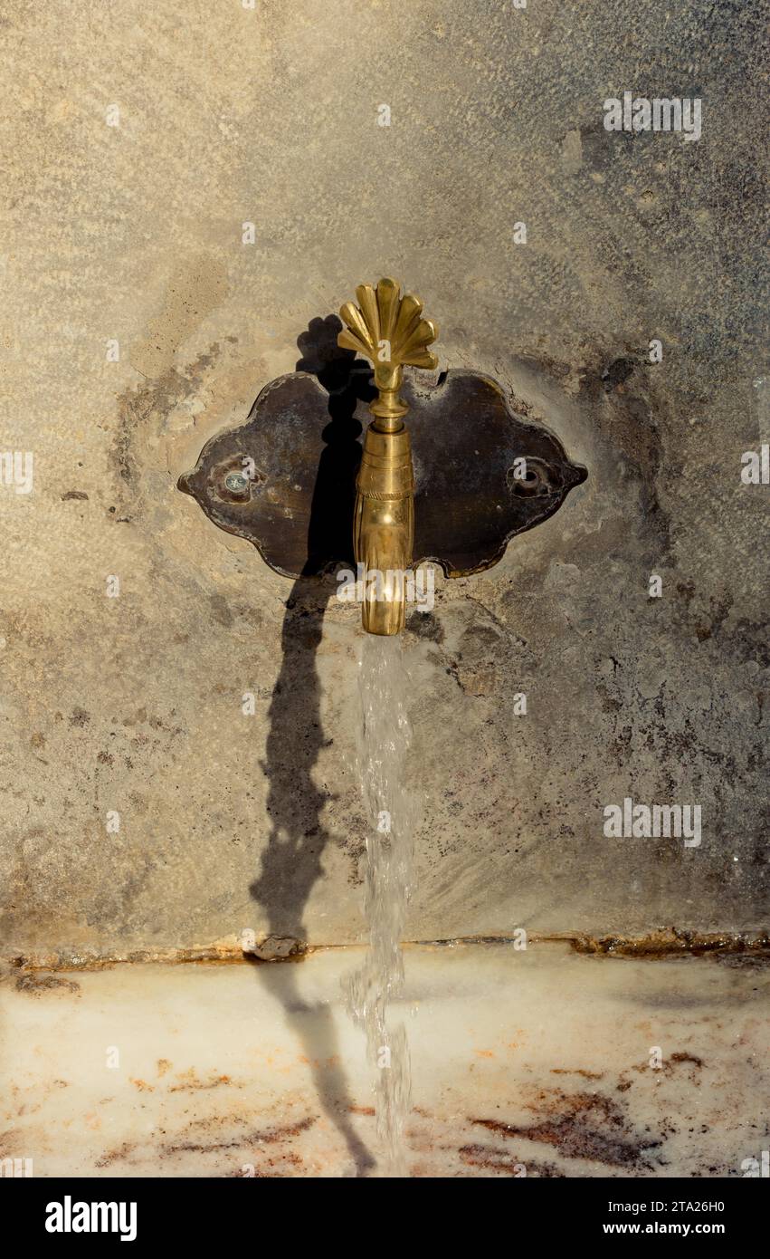 Turkish Ottoman style water tap examples Stock Photo - Alamy