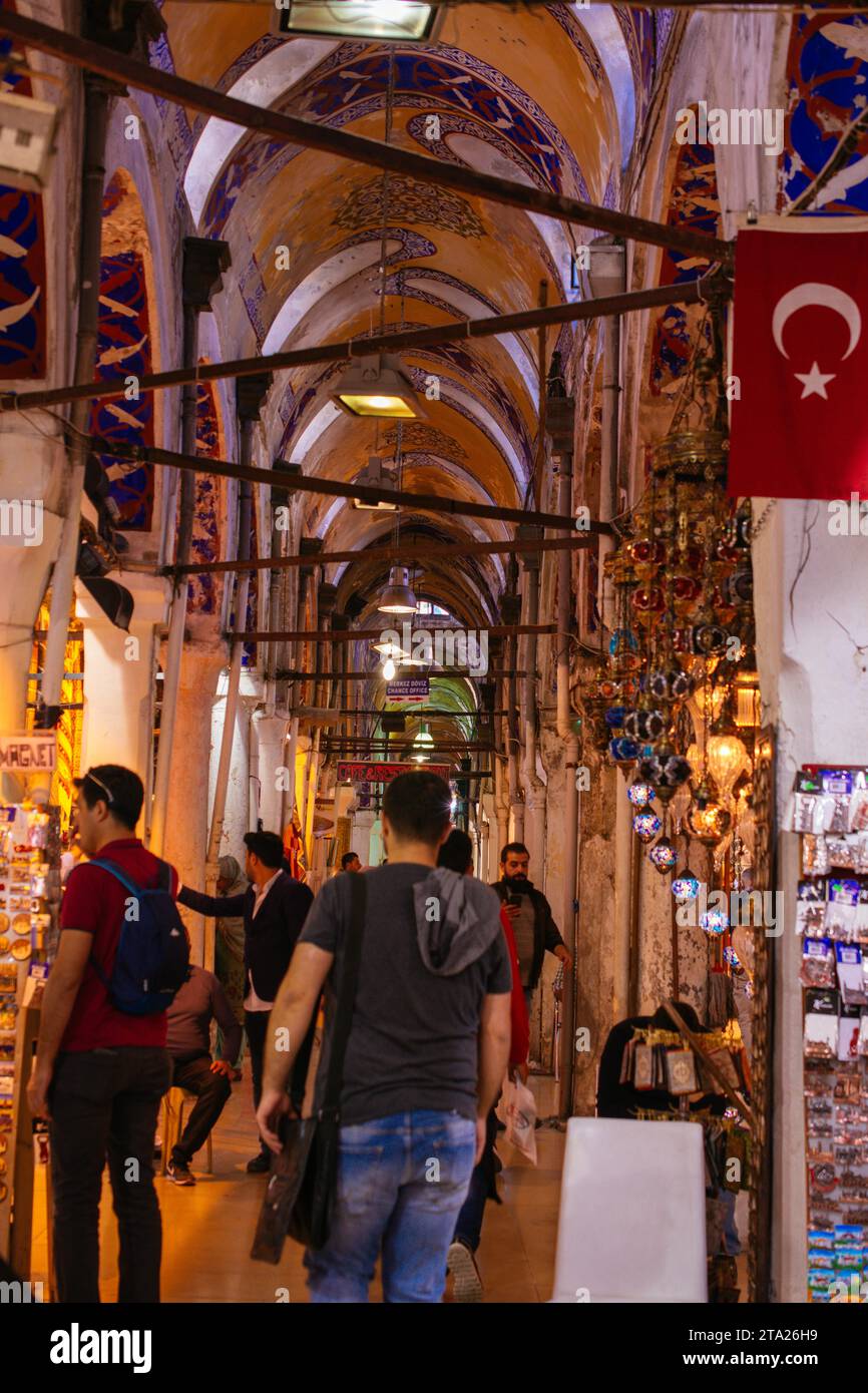 The Grand Bazaar in Istanbul is one of the largest and oldest covered ...