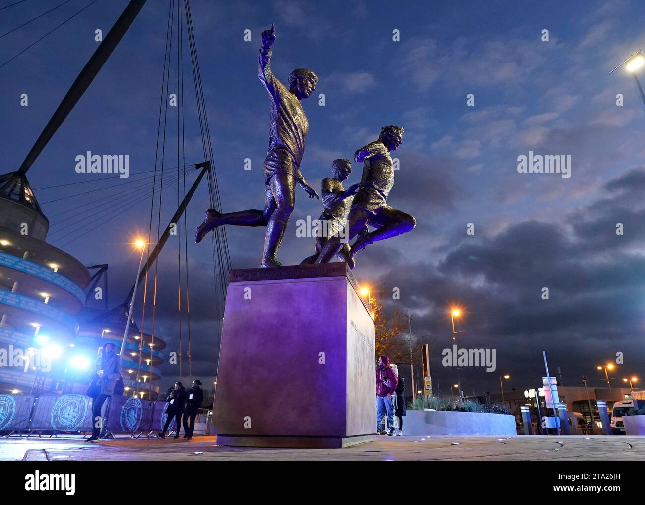 Manchester, UK. 28th Nov, 2023. The newly unveiled Manchester City ...