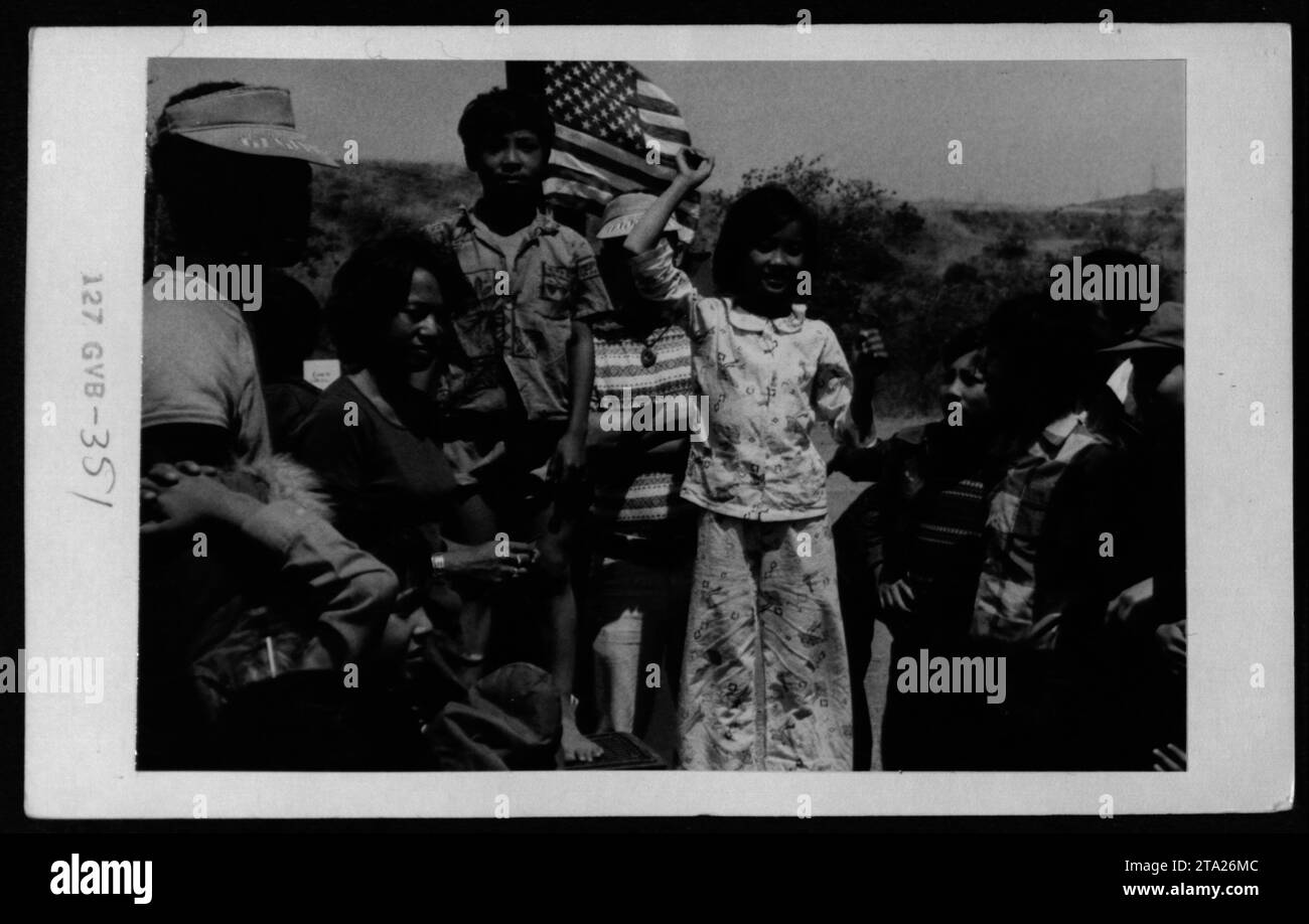 Claudia cardinale photographs during the vietnam war Black and White ...
