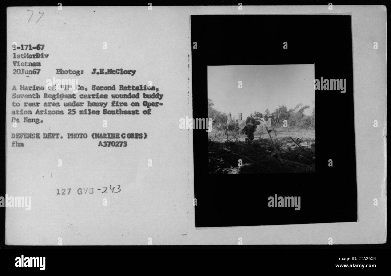A Marine from H Company, 2nd Battalion, 7th Regiment, 1st Marine ...
