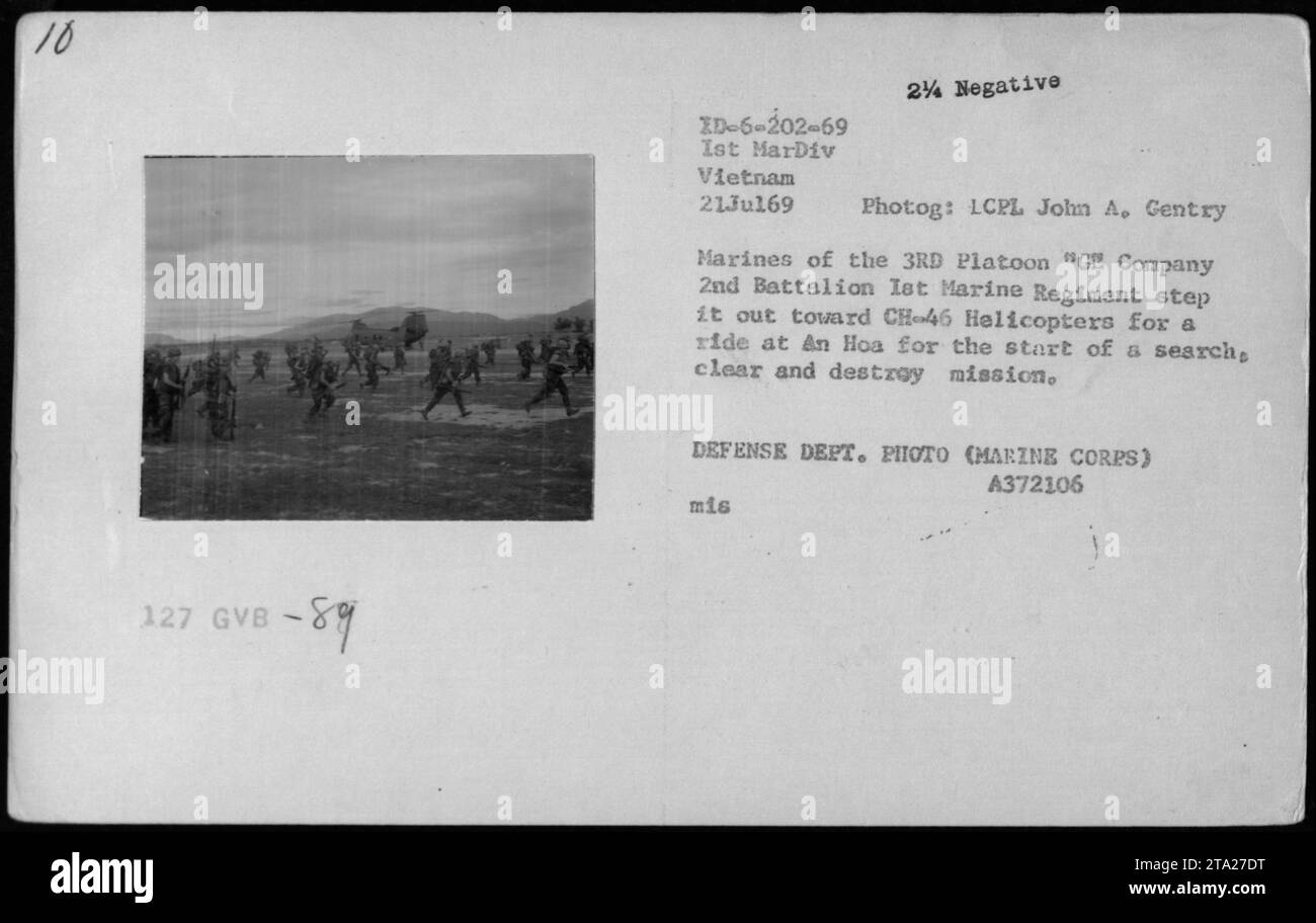 Marines of the 3rd Platoon, GE Company, 2nd Battalion, 1st Marine ...