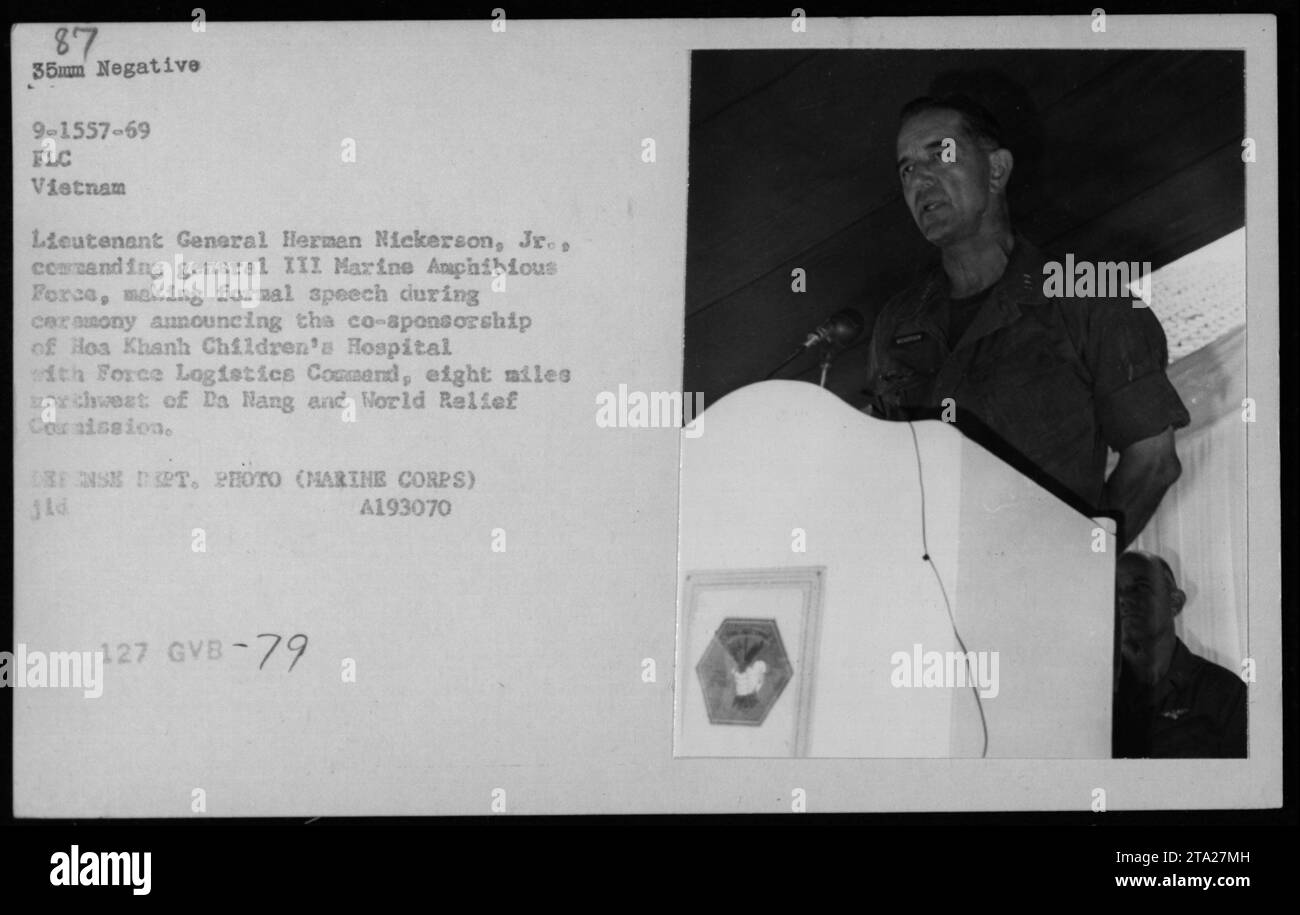 Lieutenant general nickerson in vietnam war hi-res stock photography ...