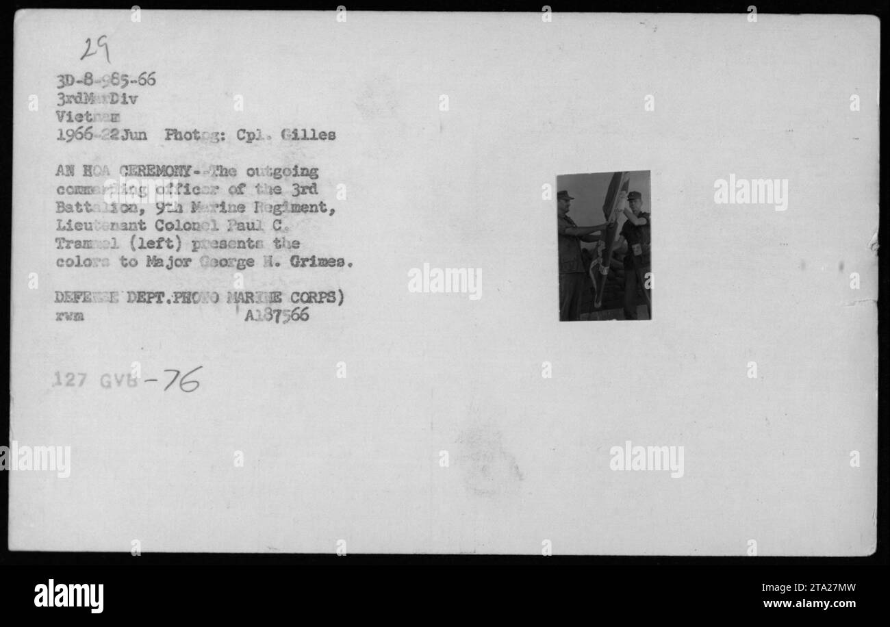 Lieutenant colonel paul c tramel hi-res stock photography and images ...