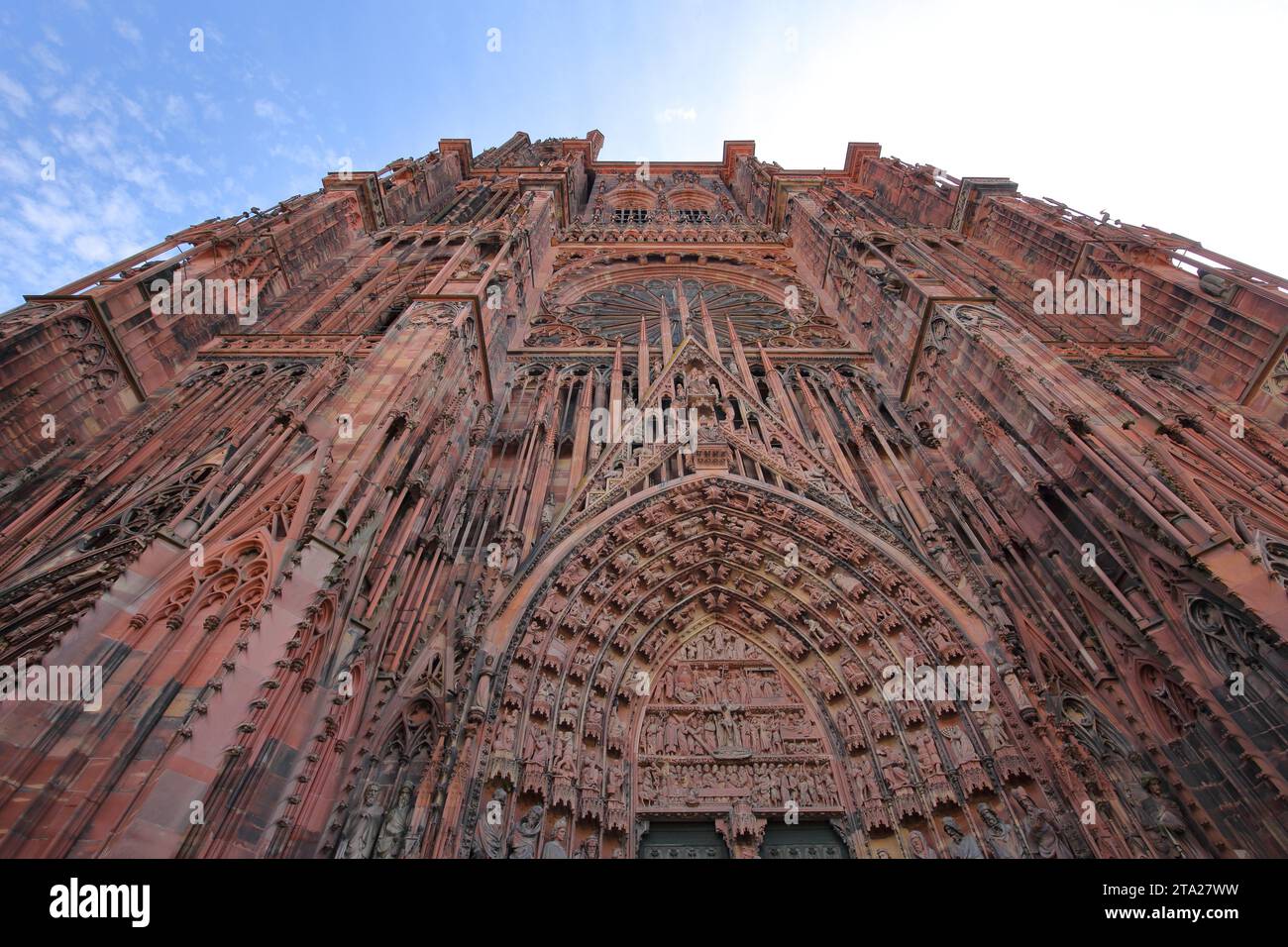 Main portal with tympanum, from UNESCO Notre-Dame Cathedral, view ...