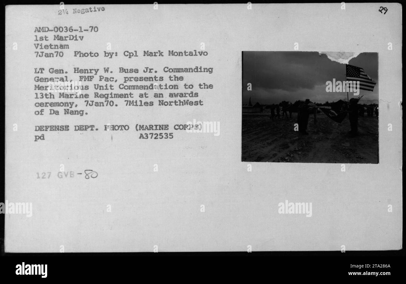 Lt gen henry w buse jr hi-res stock photography and images - Alamy