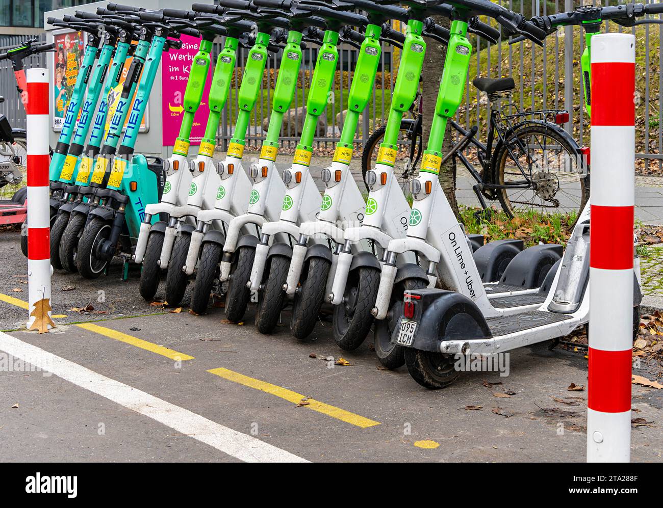 Scooter station hi-res stock photography and images - Alamy