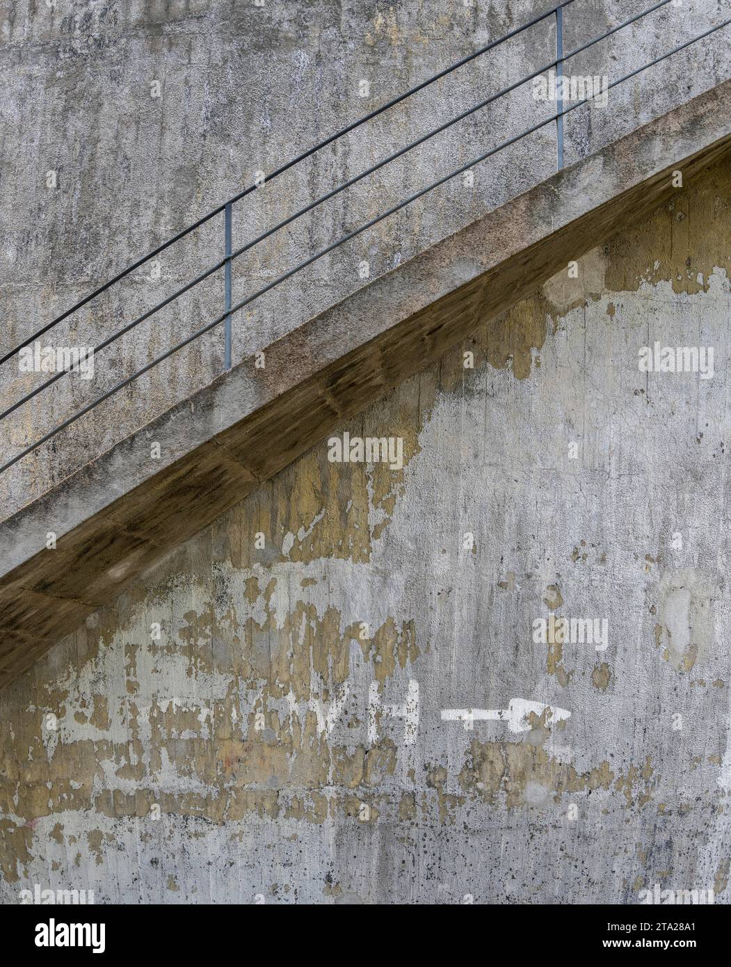 External staircase, Trudelturm technical monument, aviation research ...