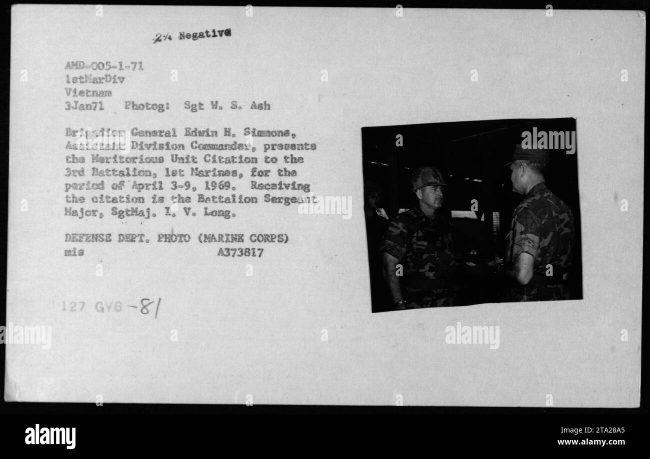 Sgtmaj 1 v long hi-res stock photography and images - Alamy