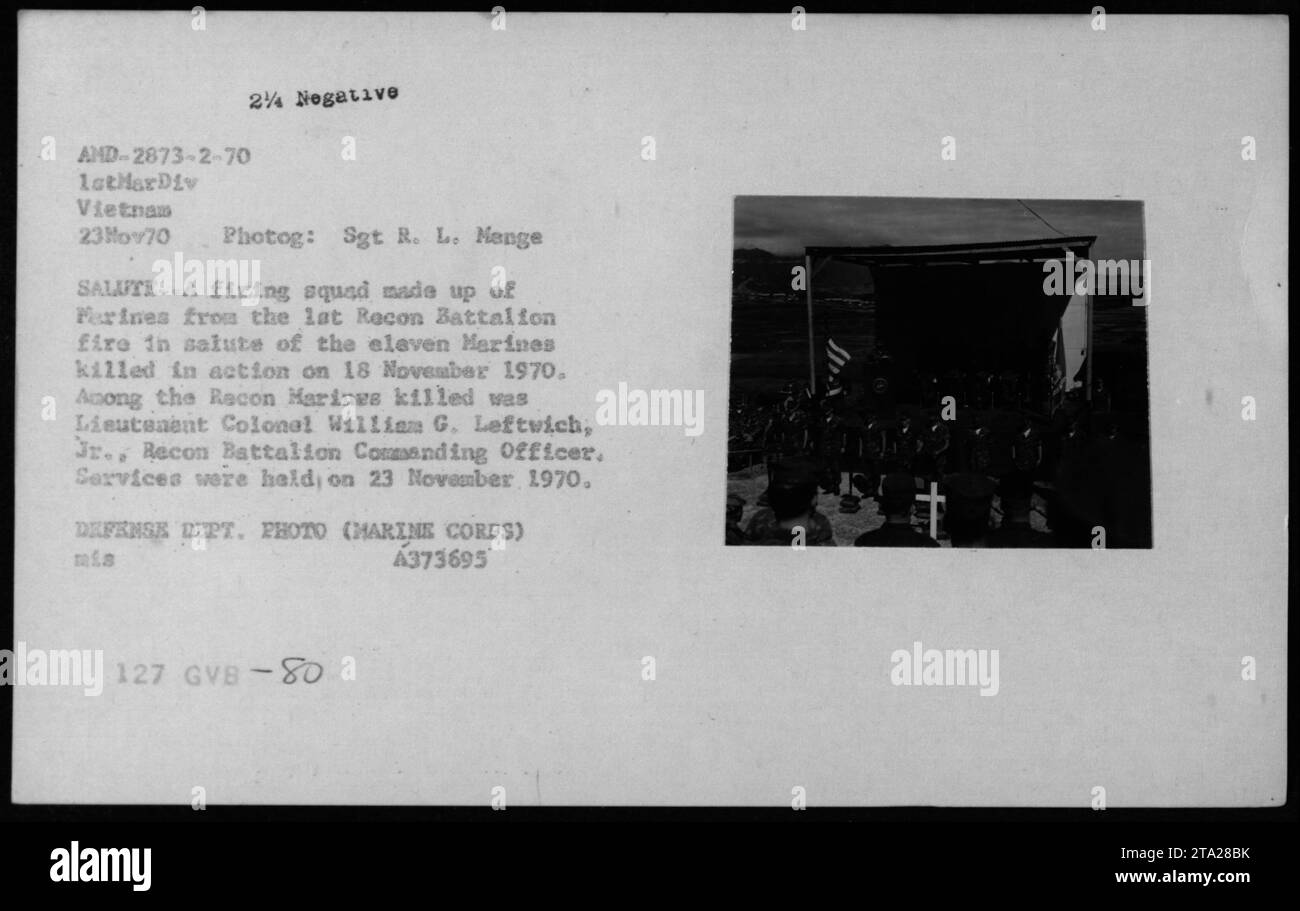 A firing squad from 1st Recon Battalion honors eleven Marines killed in ...
