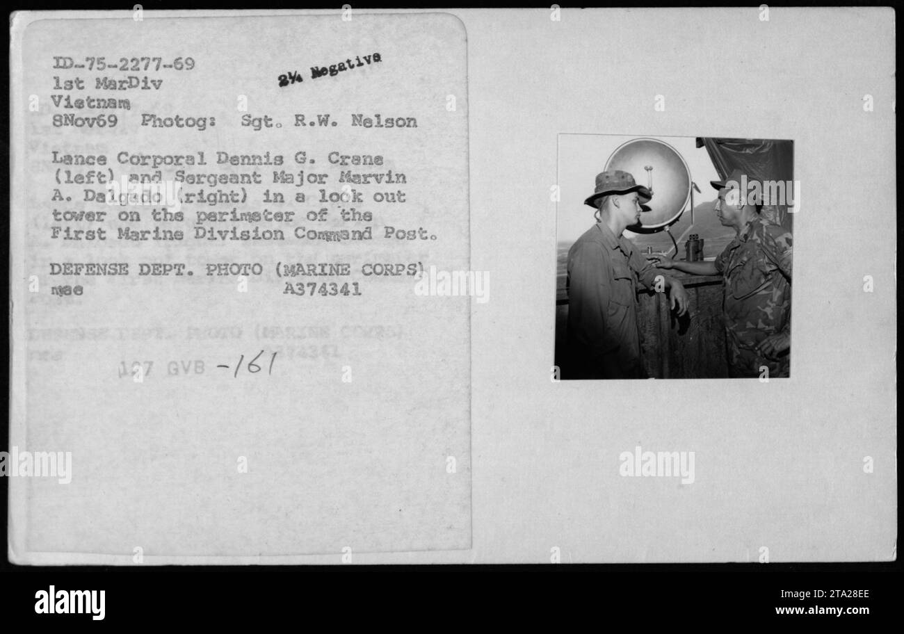 On November 8, 1969, Lance Corporal Dennis G. Crane and Sergeant Major ...