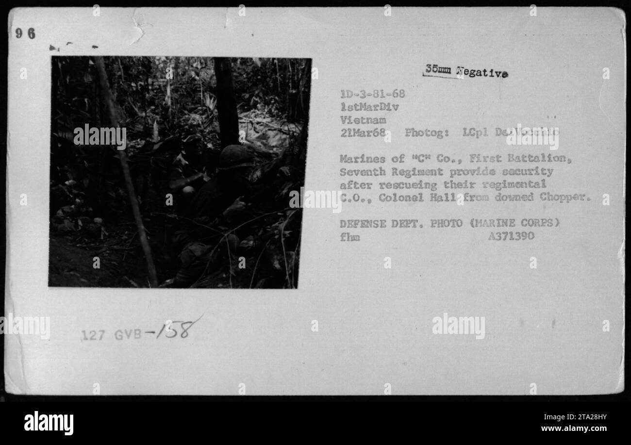 Marines from security battalion Black and White Stock Photos & Images ...