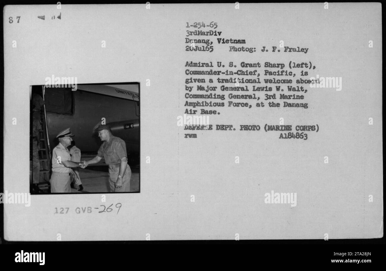 Danang combat base Black and White Stock Photos & Images - Alamy