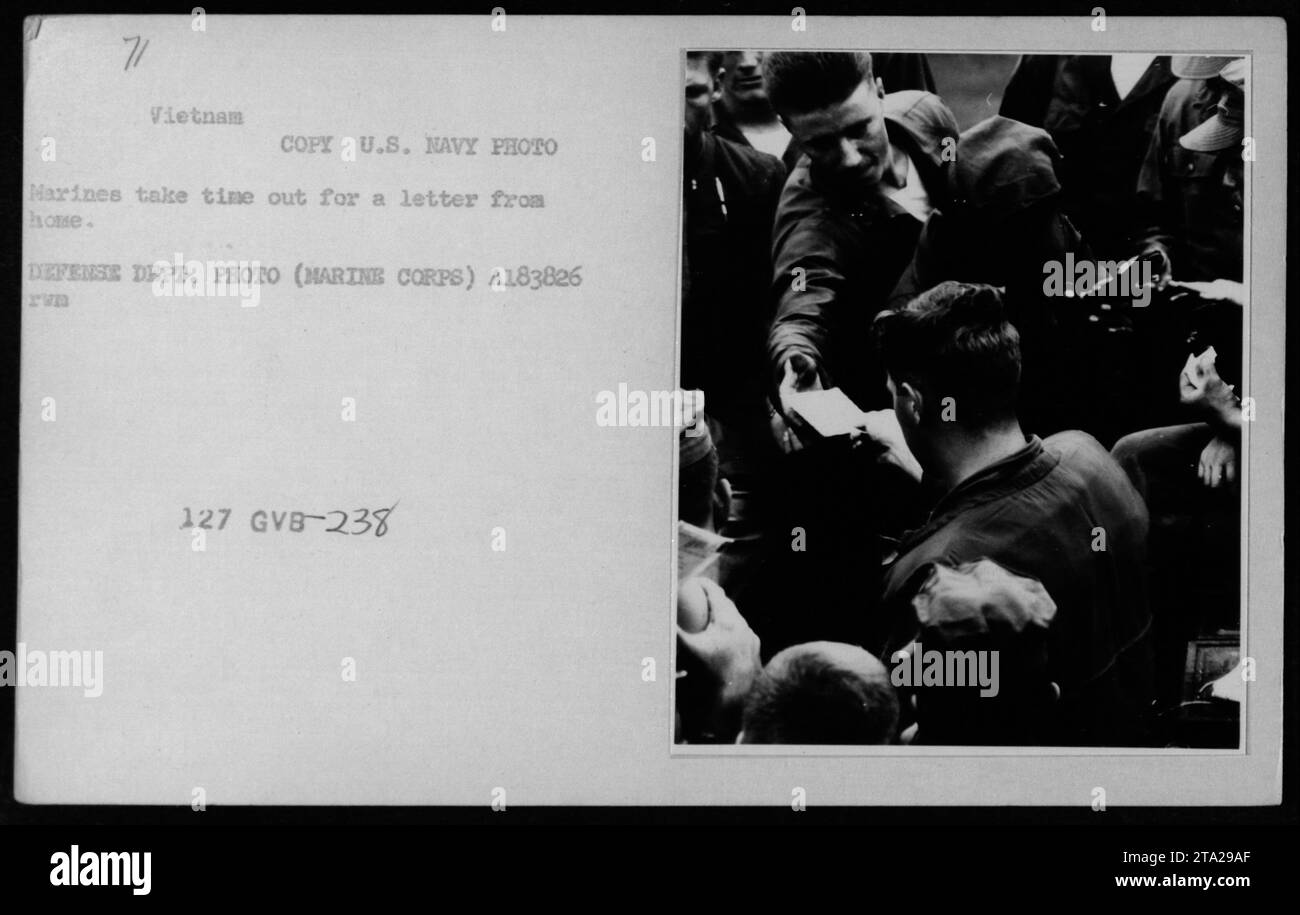Vietnam war letters Black and White Stock Photos & Images - Alamy