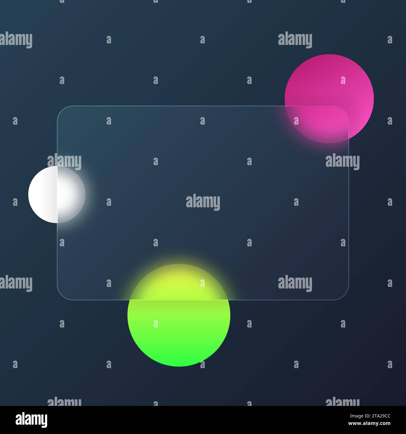 Trendy background in neon colors with glass morphism effect ...