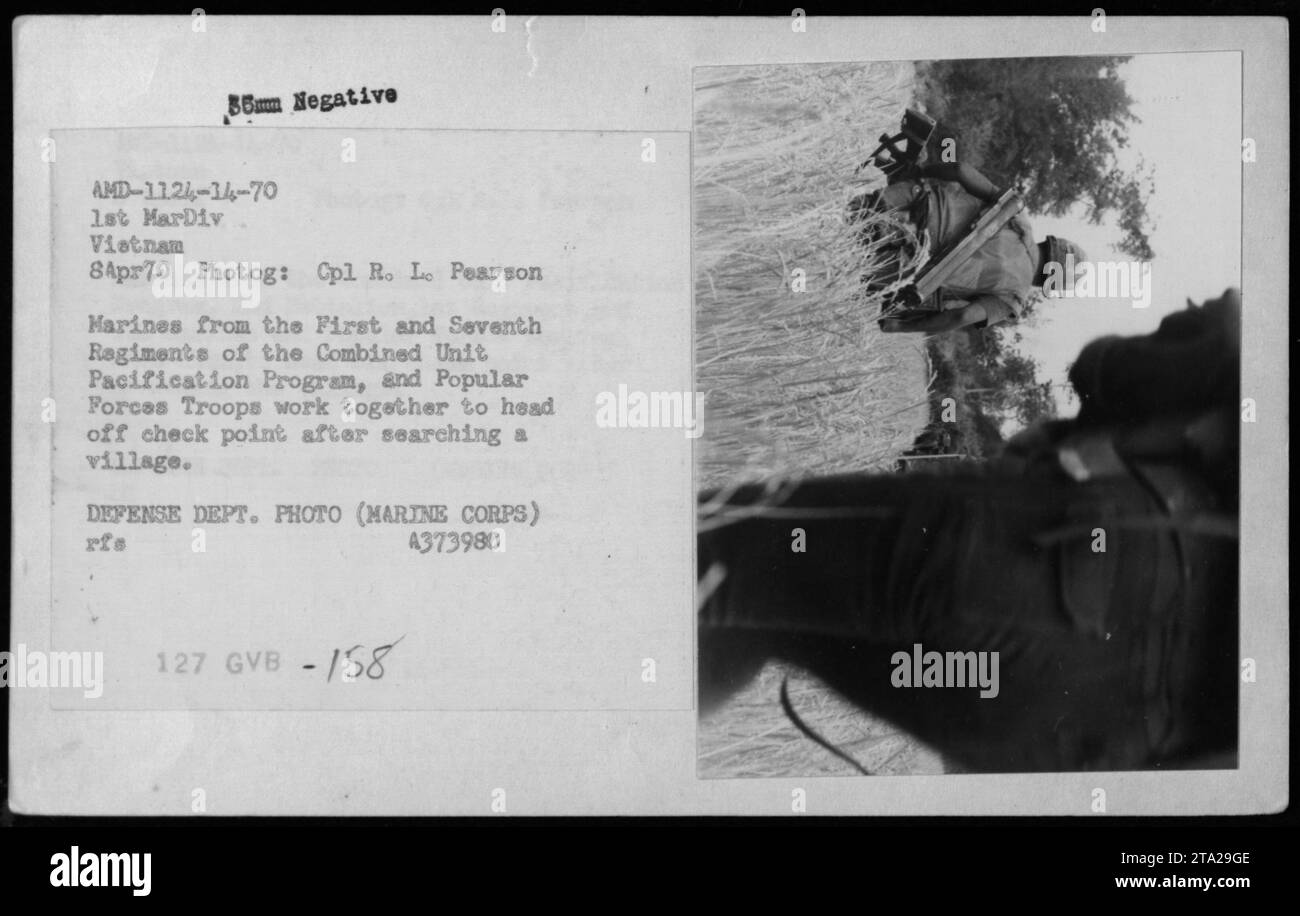 Combined unit pacification program hi-res stock photography and images ...