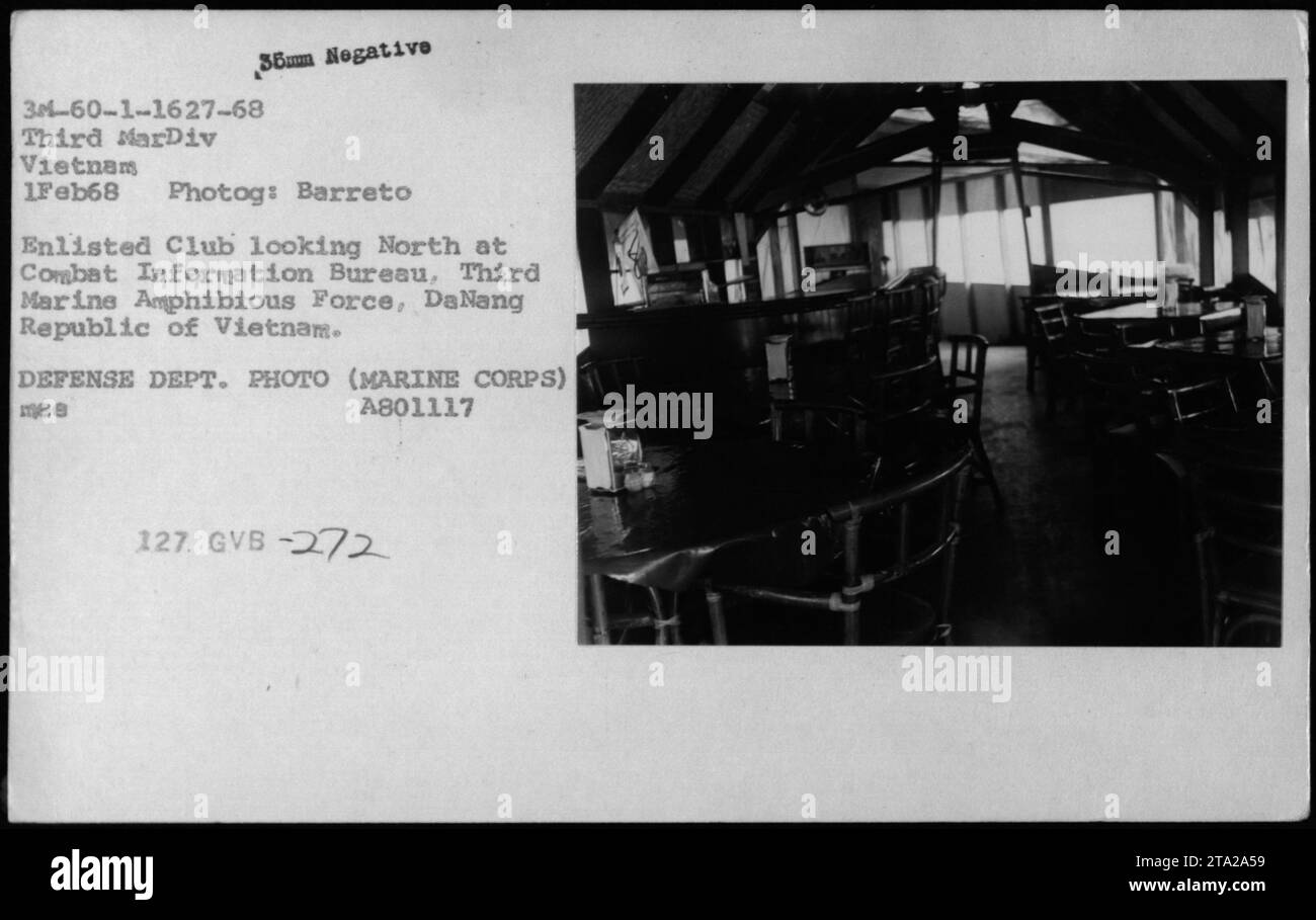 Enlisted members observe Combat Information Bureau at Third Marine ...