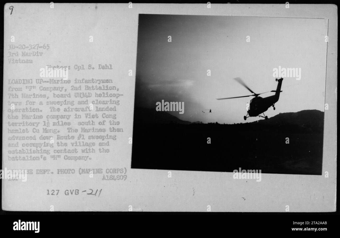 Marine infantrymen from "Company, 2nd Battalion, 7th Marines, board ...