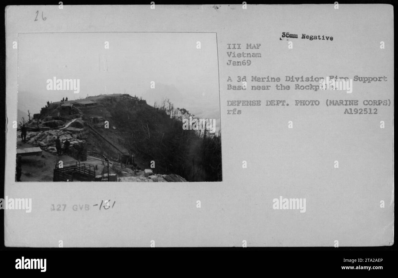 Marine fire support base Black and White Stock Photos & Images - Alamy