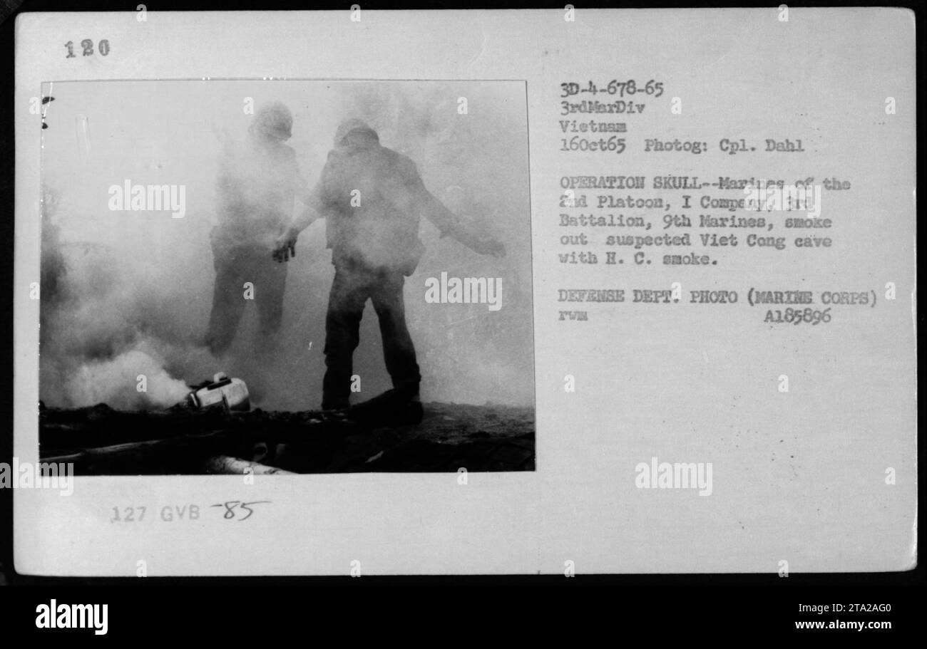 Marines of 2nd Platoon, I Company, 3rd Battalion, 9th Marines used HC ...