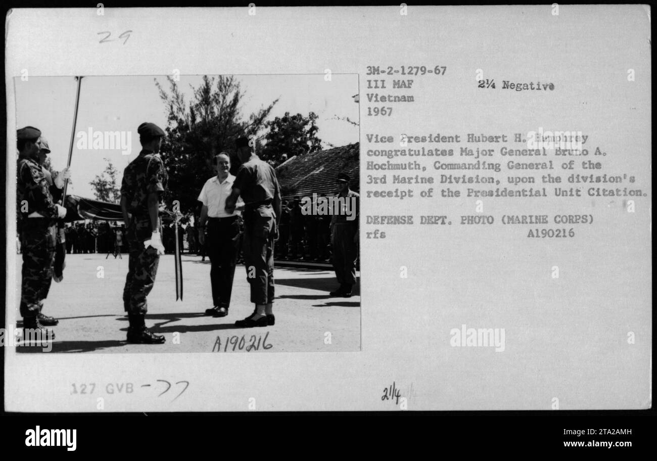 Attendance of major general hochmuth Black and White Stock Photos ...