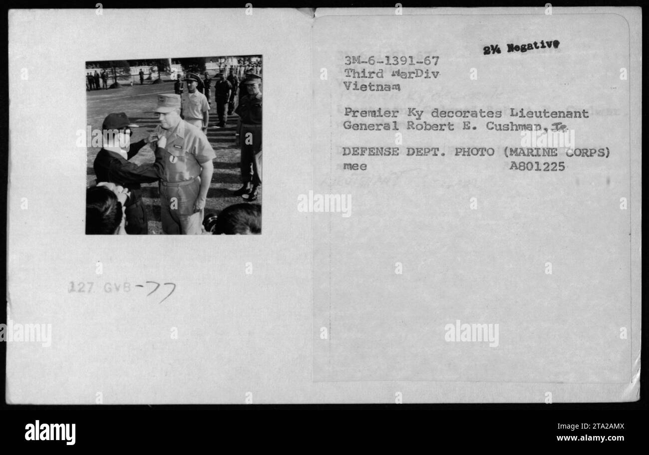 Lieutenant general robert e cushman hi-res stock photography and images ...