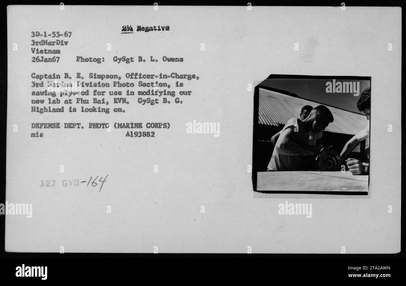 Captain b e simpson hi-res stock photography and images - Alamy