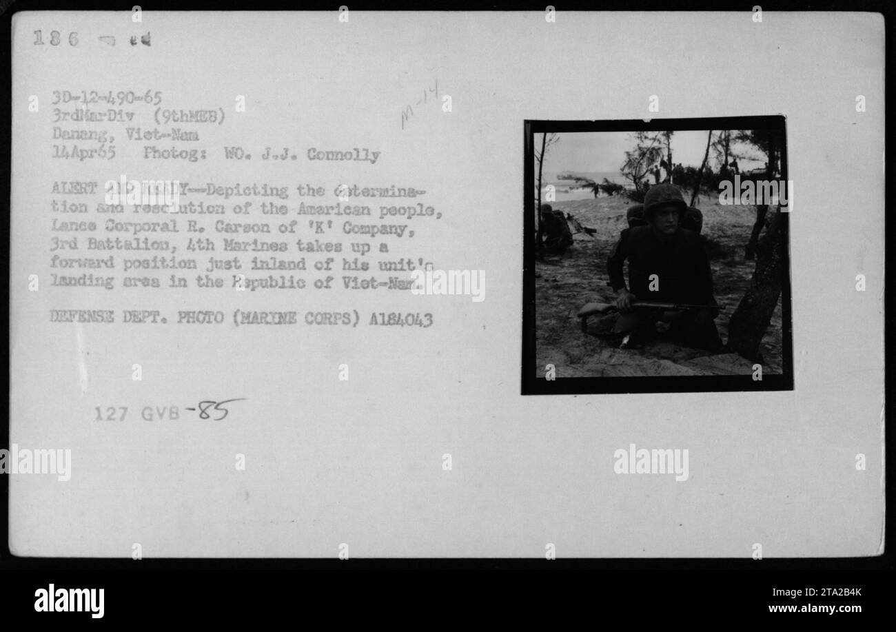 Lance corporal r carson hi-res stock photography and images - Alamy