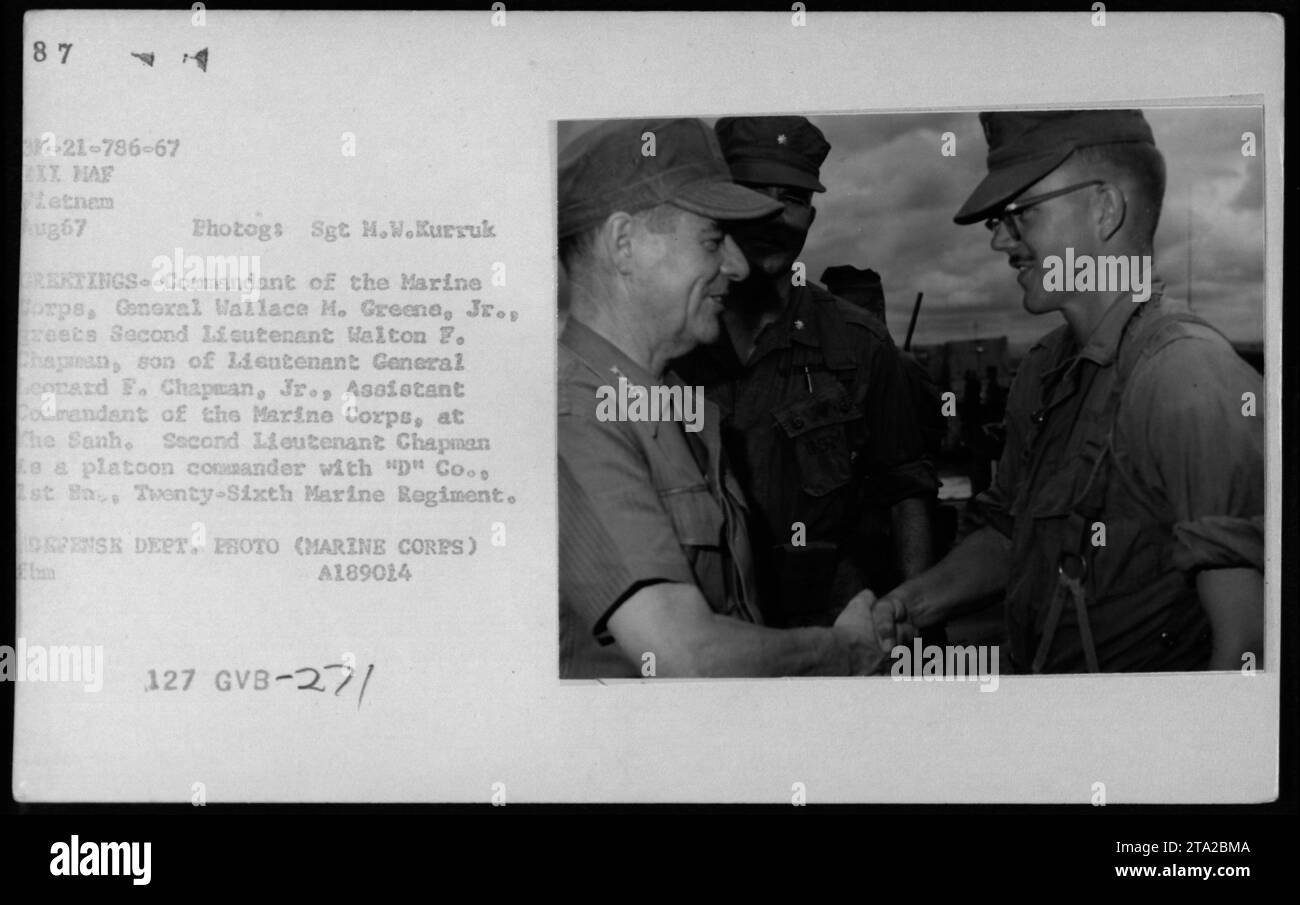 Military officers and officials, including Hubert Humphrey, Gen William ...