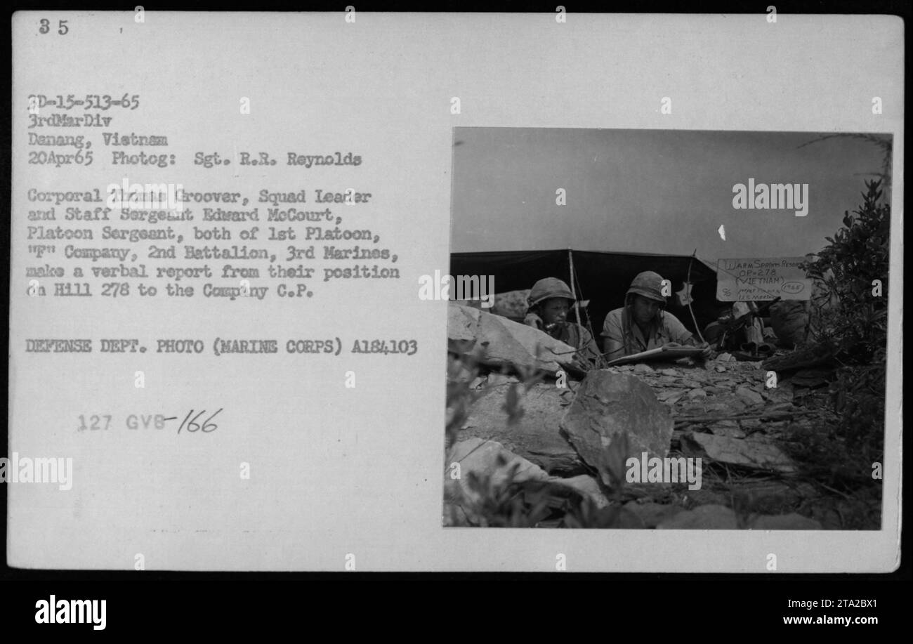 Corporal Thomas Groover and Staff Sergeant Edward McCourt, both from ...