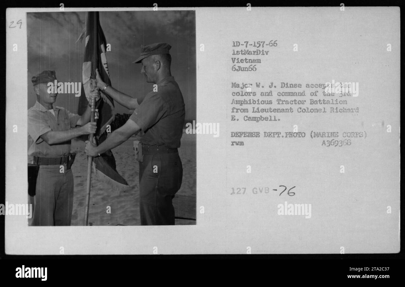 3rd amphibious tractor battalion Black and White Stock Photos & Images ...