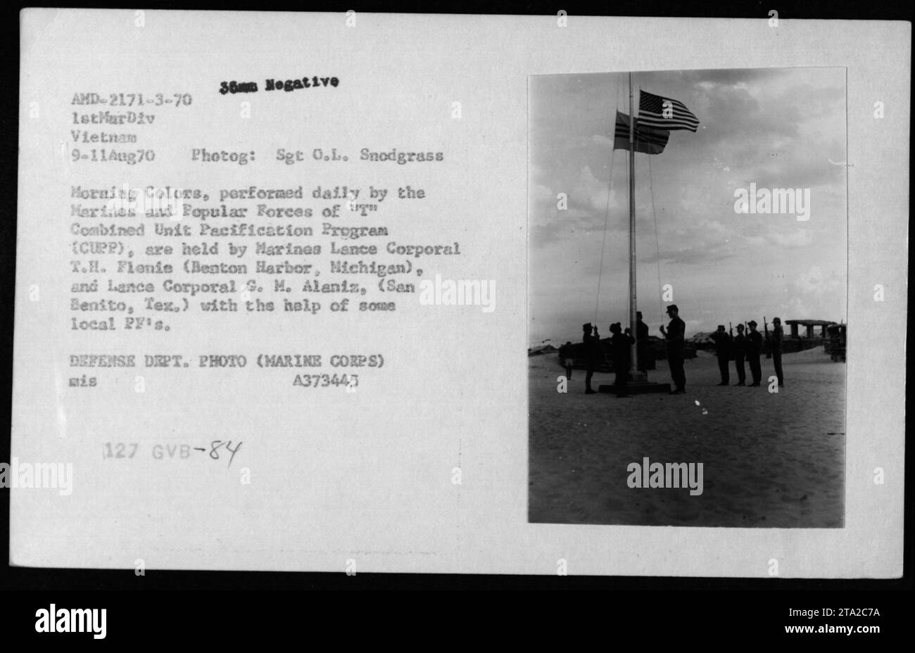 Marines and Popular Forces of the "T" Combined Unit Pacification ...