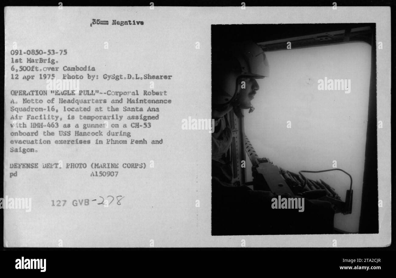 Vietnam evacuation exercises Black and White Stock Photos & Images - Alamy