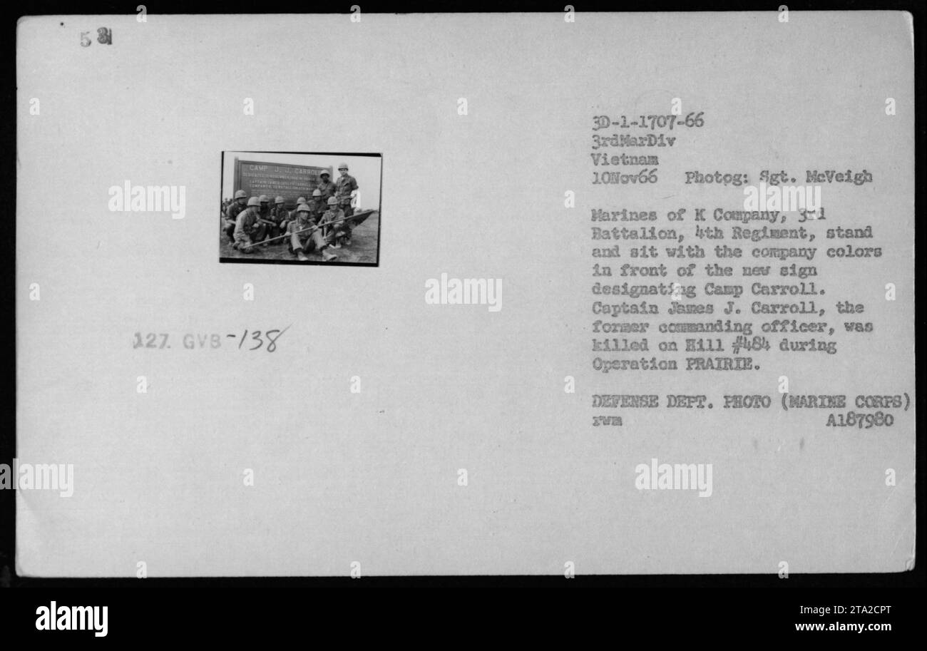 Camp carroll operation Black and White Stock Photos & Images - Alamy