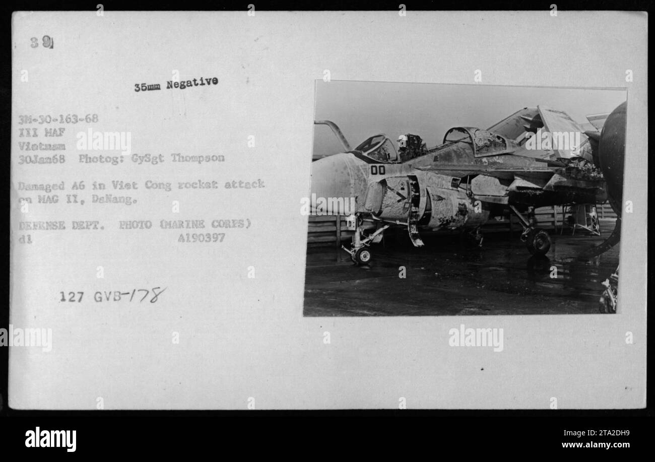 Vietnam war aerial photographs Black and White Stock Photos & Images ...