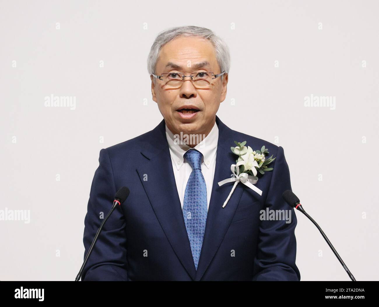 Tokyo, Japan. 28th Nov, 2023. Japan's developer Mori Building president ...