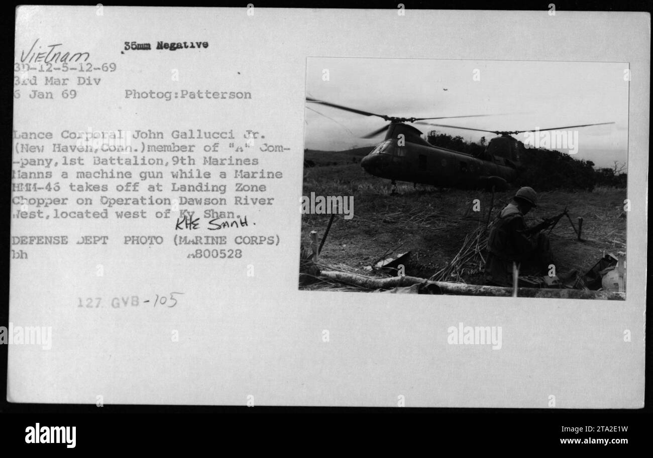 American chopper with machine gun vietnam war Black and White Stock Photos & Images - Alamy
