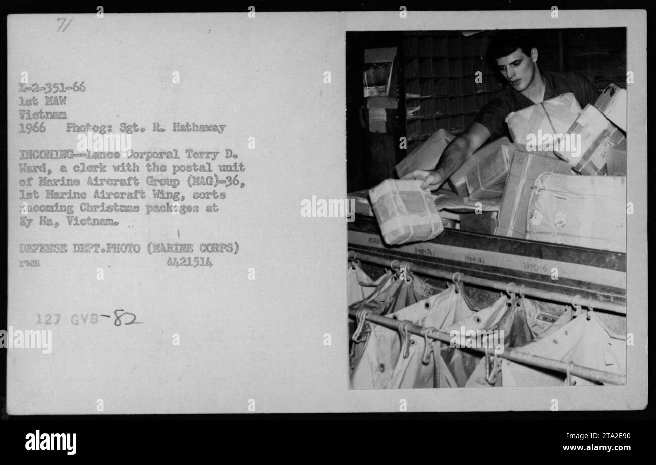 Marines celebrate during a holiday ceremony in 1966 at Ky Ha, Vietnam ...