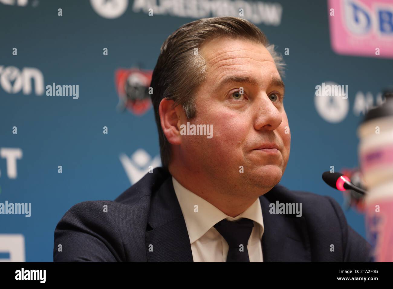 Brugge, Belgium. 28th Nov, 2023. Club's general manager Vincent ...