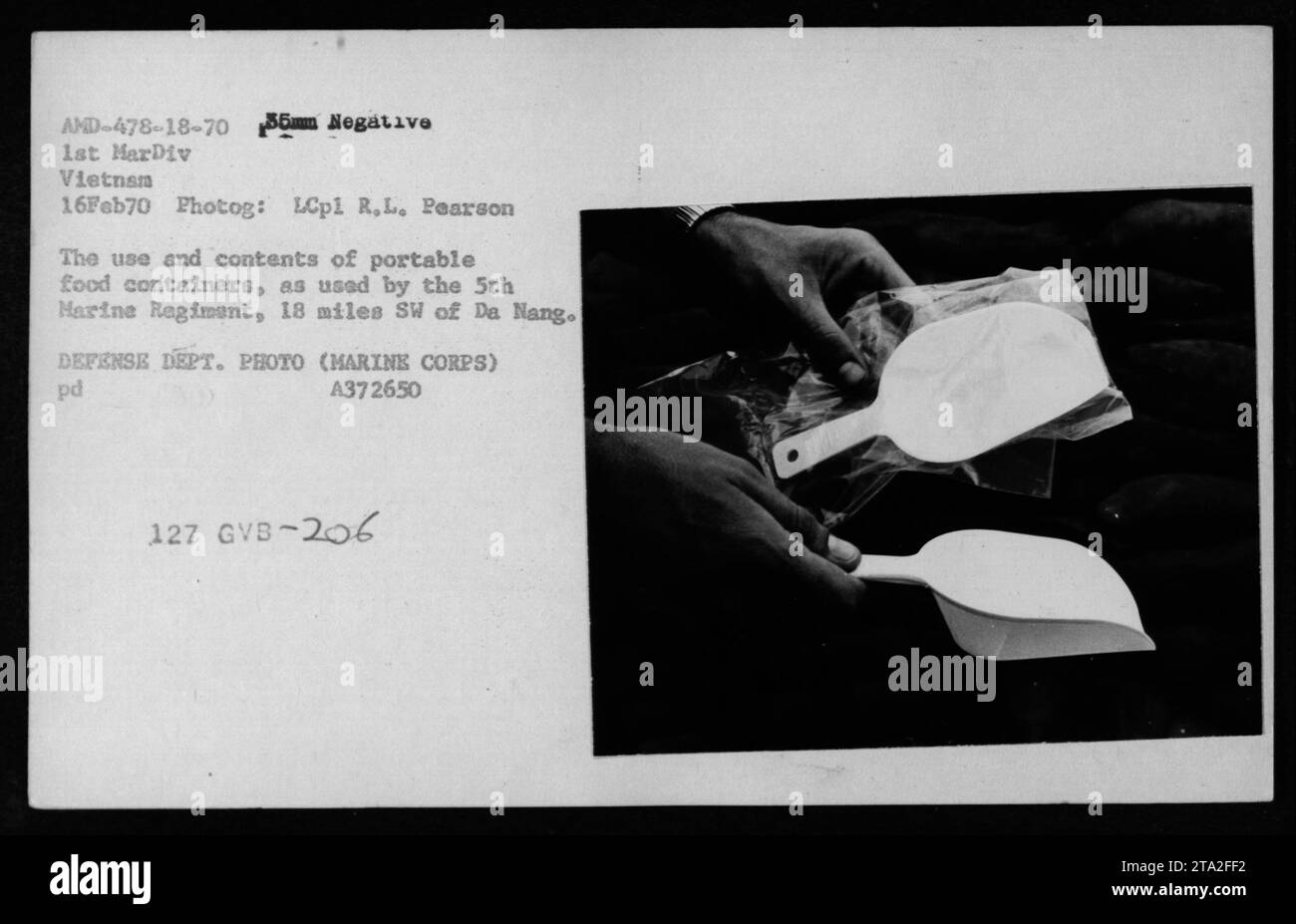 Soldiers from the 5th Marine Regiment in Vietnam are seen using ...